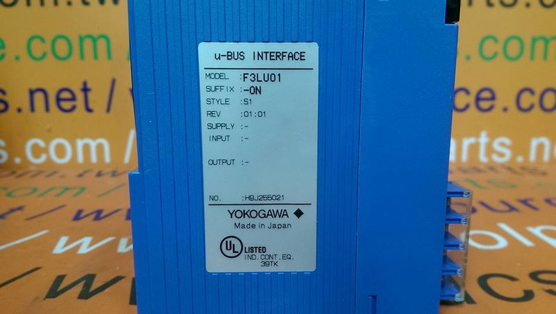 YOKOGAWA U-BUS INTERFACE MODULE F3LU01-0N - PLC DCS SERVO Control MOTOR ...