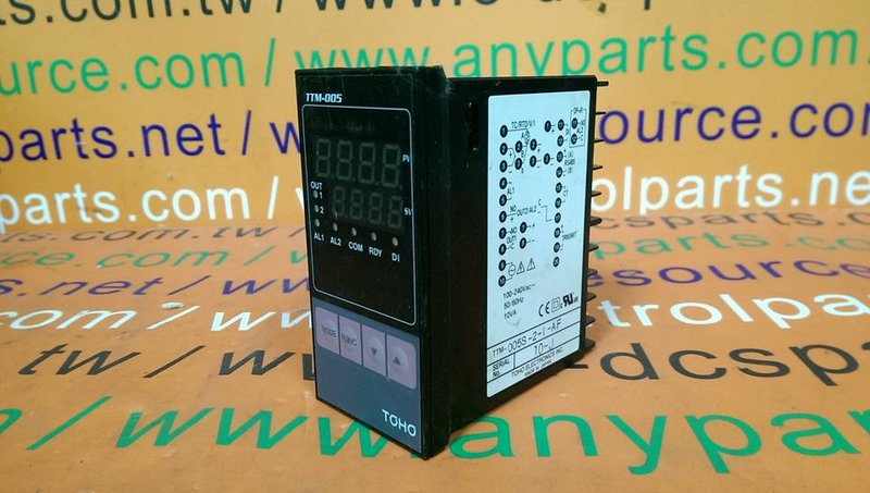 TOHO TEMPERATURE CONTROLLER TTM-005S-2-1-AF - PLC DCS SERVO Control ...