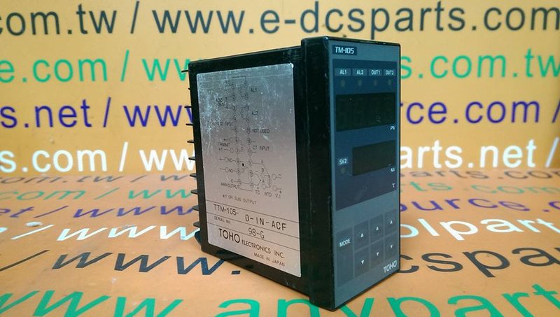 TOHO TEMPERATURE CONTROLLER TTM-105-0-1N-ACF - PLC DCS SERVO Control ...