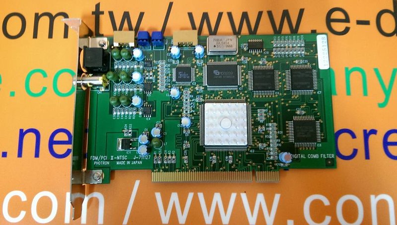 PHOTRON FDM/PCI II-NTSC BOARD J-711127 - 裕益科技自動化設備可程式編碼器PLC分散式控制系統DCS