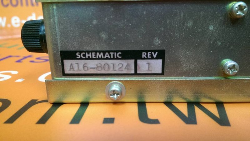 SCHEMATIC DIGITAL POWER TIMER REV 1 A16-80124 - PLC DCS SERVO Control ...