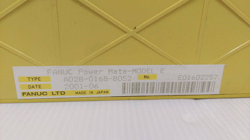 FANUC Power Mate-MODEL E A02B-0168-B052 - PLC DCS SERVO Control MOTOR ...