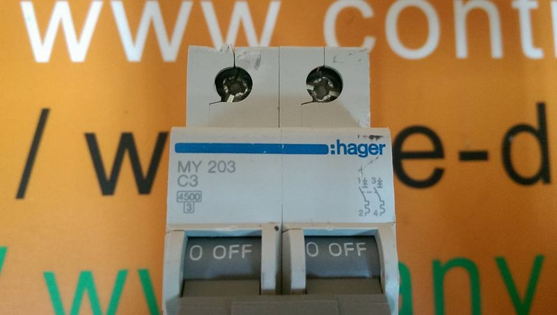 HAGER CIRCUIT PROTECTION MY203 C3 - 裕益科技自動化設備可程式編碼器PLC分散式控制系統DCS