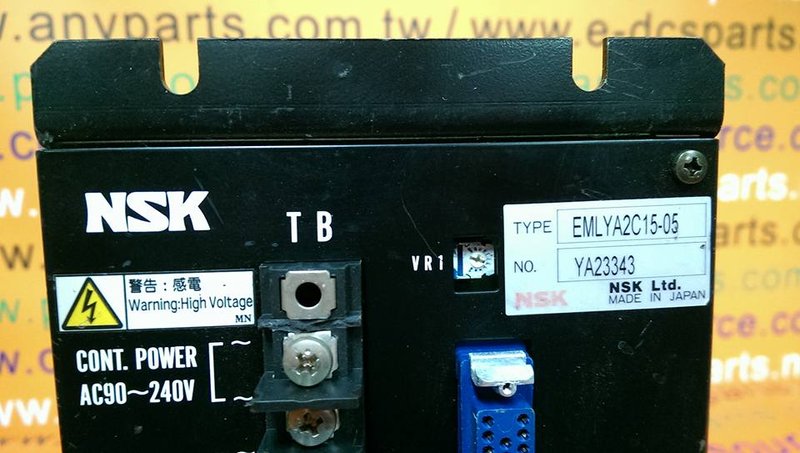 NSK MOTOR DRIVER EMLYA2C15-05 - 裕益科技自動化設備可程式編碼器PLC分散式控制系統DCS