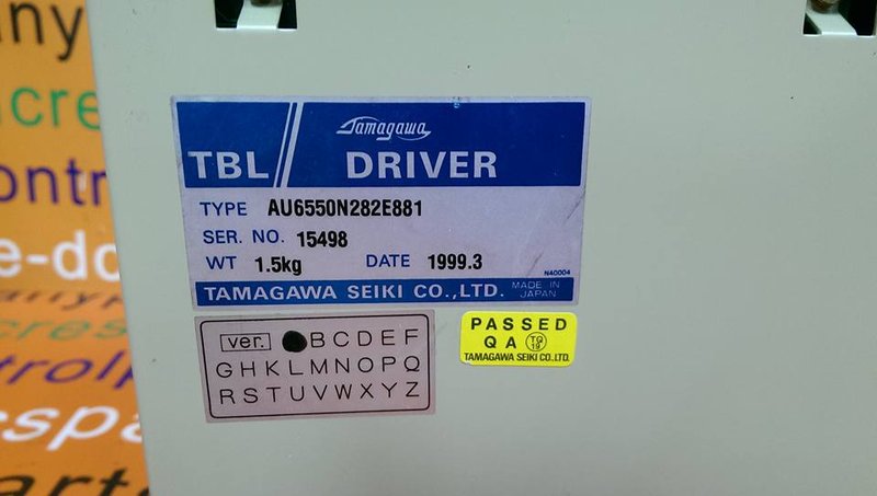 TAMAGAWA SERVO DRIVE AU6550N282E881 - 裕益科技自動化設備可程式編碼器PLC分散式控制系統DCS