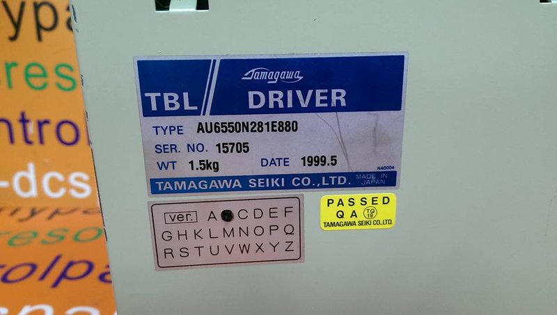 TAMAGAWA SERVO DRIVE AU6550N281E880 - 裕益科技自動化設備可程式編碼器PLC分散式控制系統DCS