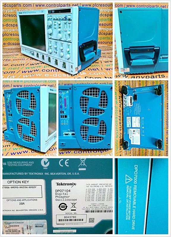 TEKTRONIX DIGITAL PHOSPHOR OSCILLOSCOPE DPO7104 - 裕益科技自動化設備可程式編碼器PLC分散式 ...