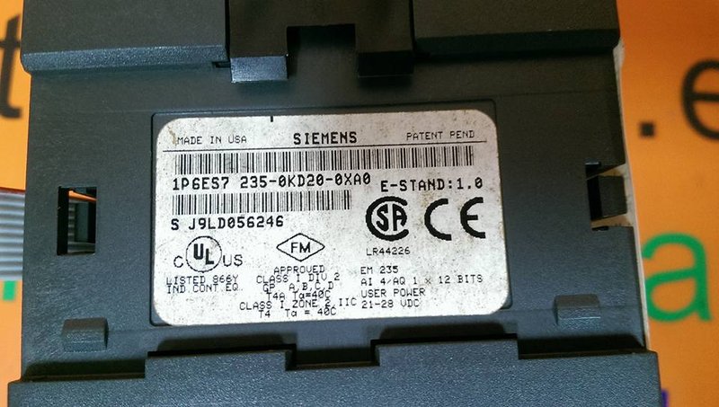 SIEMENS EM235 1P 6ES7 235-0KD20-0XA0 - 裕益科技自動化設備可程式編碼器PLC分散式控制系統DCS