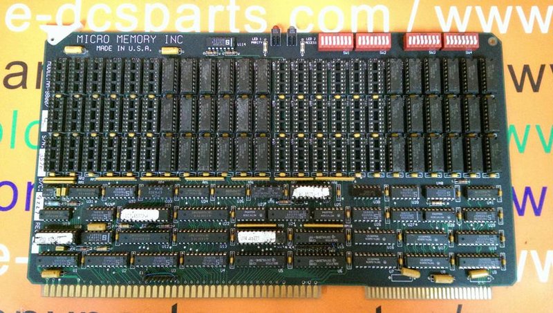 MICRO MEMORY PCB BOARD MM-9800/4M REV C - 裕益科技自動化設備可程式編碼器PLC分散式控制系統DCS