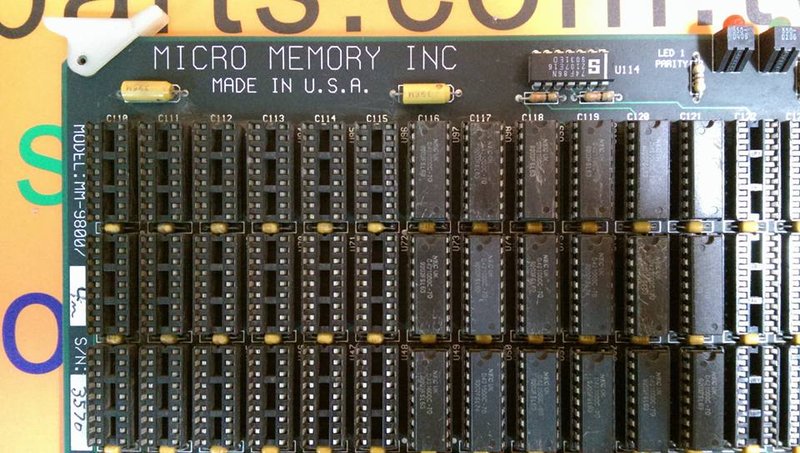 MICRO MEMORY PCB BOARD MM-9800/4M REV C - PLC DCS SERVO Control MOTOR ...