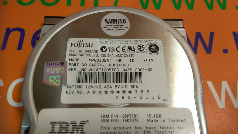 FUJITSU HARD DISK DRIVE ID:YFIN MPG3102AT-BG - 裕益科技自動化設備可程式編碼器PLC分散式控制系統DCS