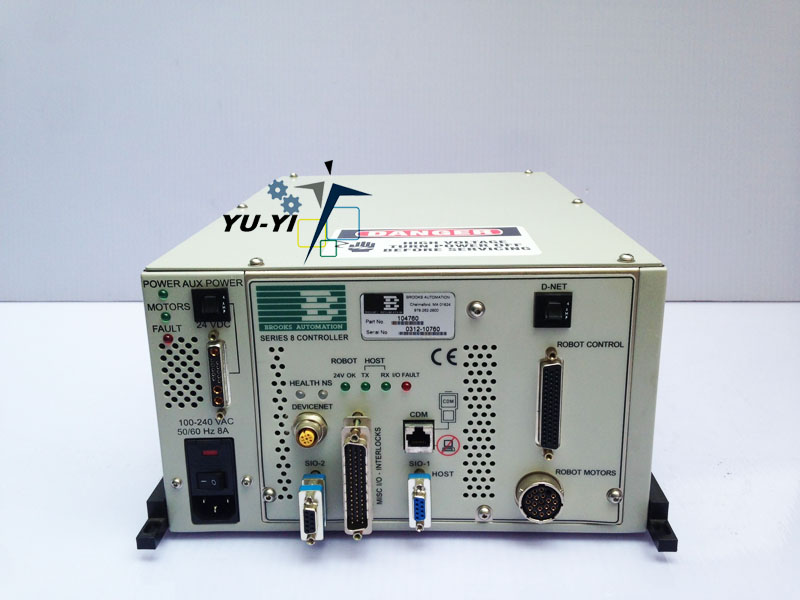 BROOKS AUTOMATION SERIES 8 CONTROLLER 104760 - PLC DCS SERVO Control ...