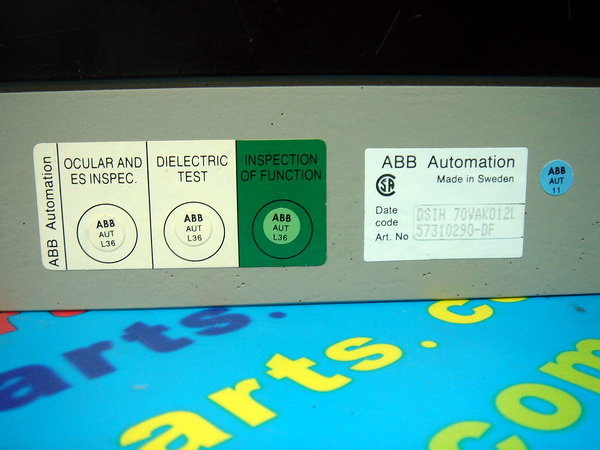 ABB KEYBOARD DSIH 70VAK012L* / DSIH 70VAK012L / DSIH70VAK012L 57310290 ...