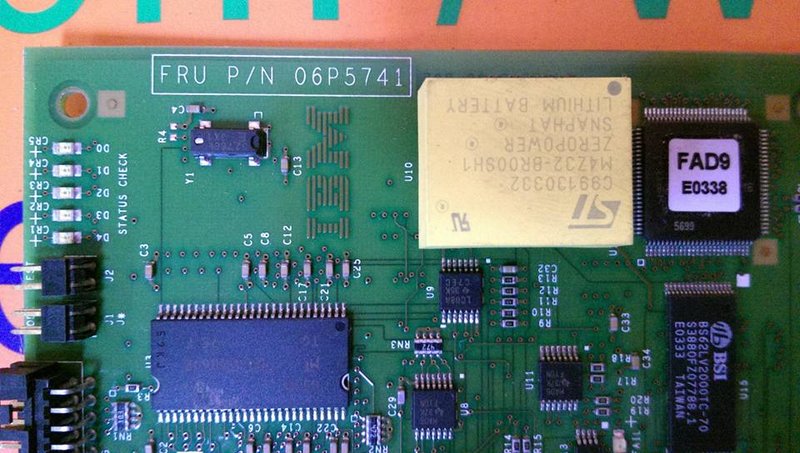 IBM ServoRAID CONTROLLER FRU P/N:06P5741 - 裕益科技自動化設備可程式編碼器PLC分散式控制系統DCS