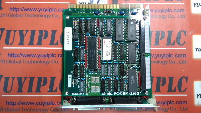 ELMIC 4020-801&4020-802 PC-COM / Z80G - 裕益科技自動化設備可程式編碼器PLC分散式控制系統DCS