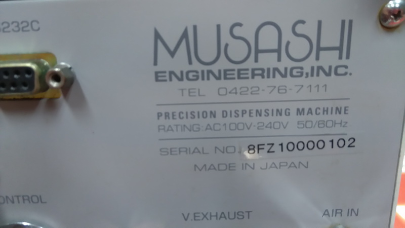 MUSASHI ML-808FX Precision Dispensing Machine - PLC DCS SERVO Control ...