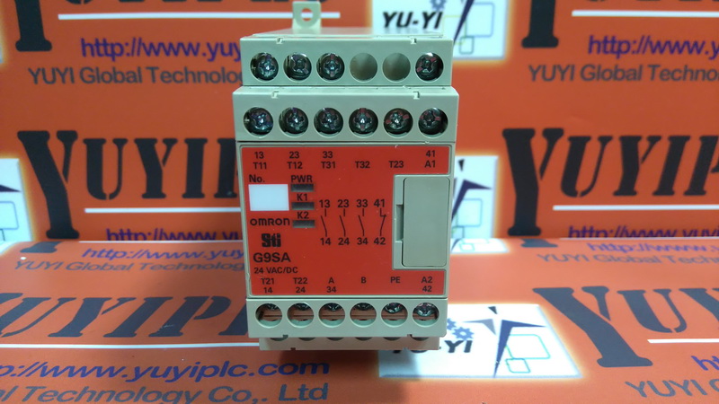OMRON SAFETY RELAY UNIT G9SA-301 - PLC DCS SERVO Control MOTOR POWER ...