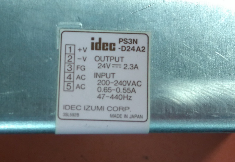 IDEC POWER SUPPLY PS3N-D24A2 - PLC DCS SERVO Control MOTOR POWER SUPPLY ...