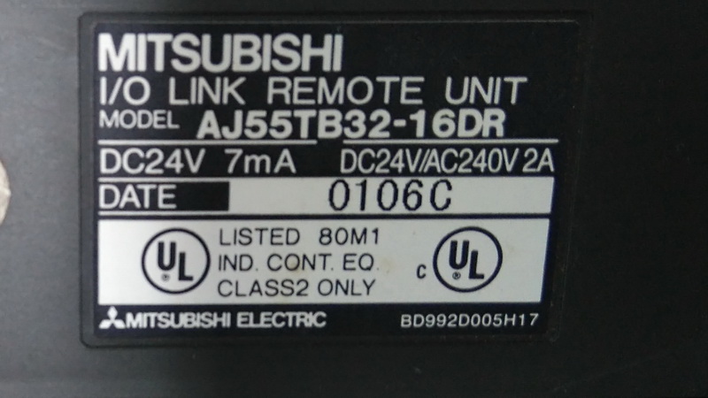 MITSUBISHI IO LINK REMOTE UNIT AJ55TB32-16DR - PLC DCS SERVO Control ...