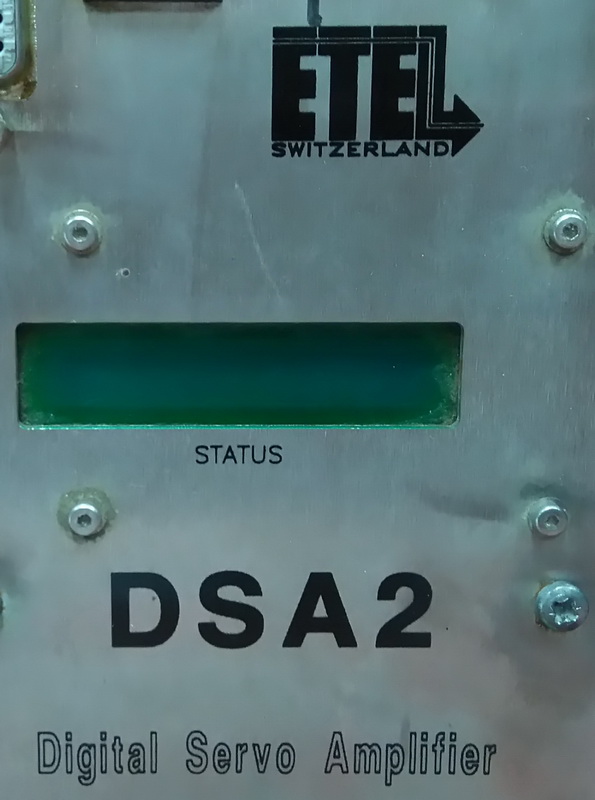 ETEL DIGITAL SERVO AMPLIFIER DSA2 - PLC DCS SERVO Control MOTOR POWER ...
