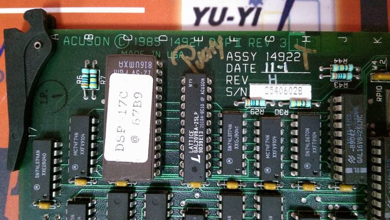 ACUSON SEQUOIA C256 ULTRASOUND AUD2 REV.J BD ASSY 19422 - 裕益科技自動化設備可程式 ...