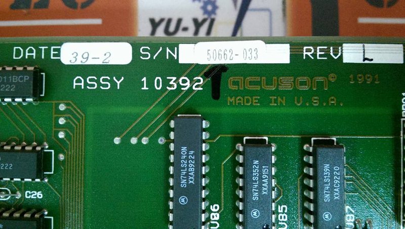 ACUSON DBL3 DISTRIBUTION LEFT BOARD ASSY 10392 - 裕益科技自動化設備可程式編碼器PLC分散式 ...