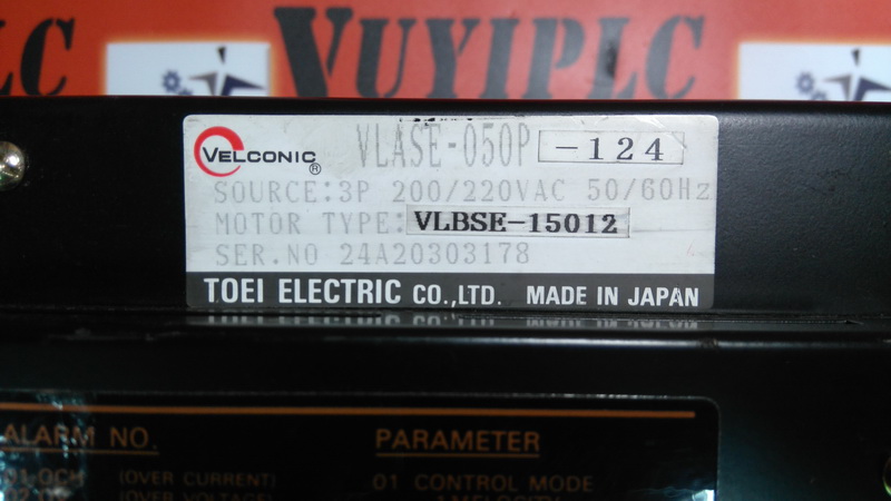 TOEI VELCONIC SERVO DRIVE VLASE-050P-124 - PLC DCS SERVO Control MOTOR ...