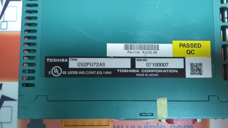TOSHIBA CPU Control Module S2PU72A / GS2PU72AS - PLC DCS SERVO Control ...