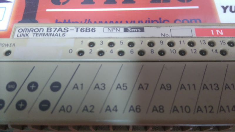 OMRON LINK TERMINALS IN B7AS-T6B6 - 裕益科技自動化設備可程式編碼器PLC分散式控制系統DCS