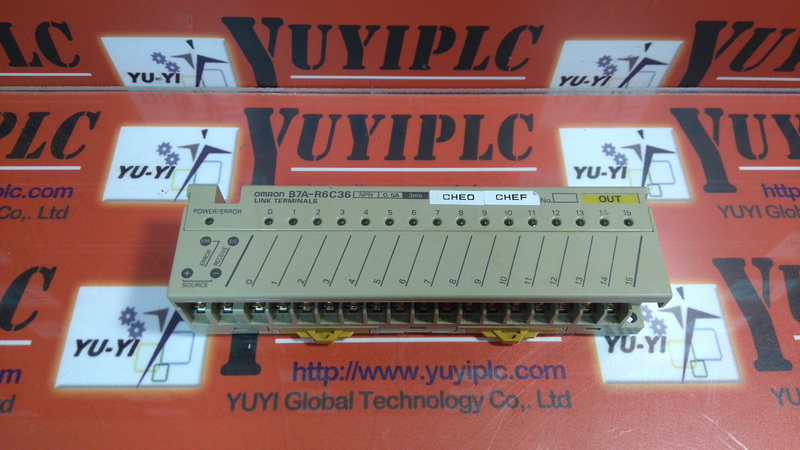 OMRON LINK TERMINALS OUT B7A-R6C36 - 裕益科技自動化設備可程式編碼器PLC分散式控制系統DCS