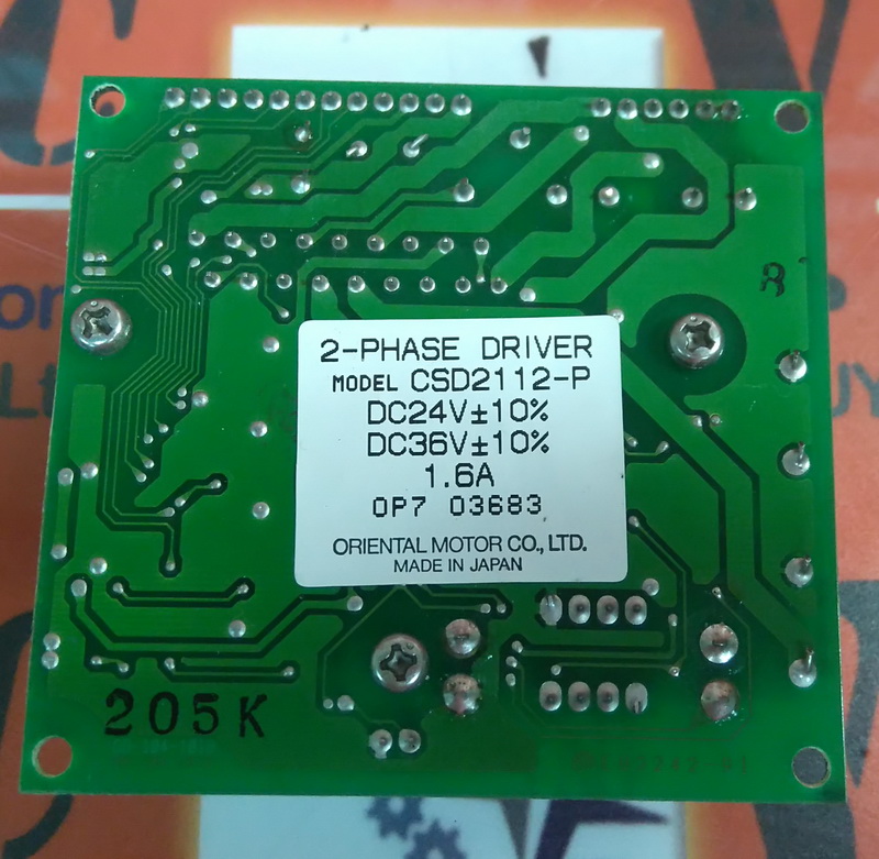 ORIENTAL MOTOR 2-PHASE DRIVER CSD2112-P - PLC DCS SERVO Control MOTOR ...