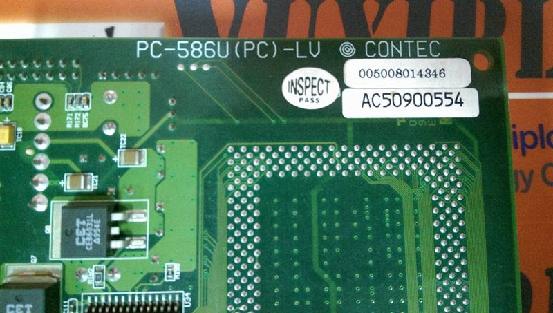 CONTEC PCI PENTIUM INDUSTRIAL CPU BOARD PC-586U(PC)-LV - PLC DCS SERVO ...