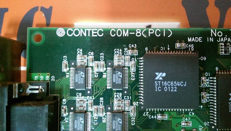 CONTEC RS-232 8CH PCI COMMUNICATION BOARD COM-8(PCI) - PLC DCS SERVO ...