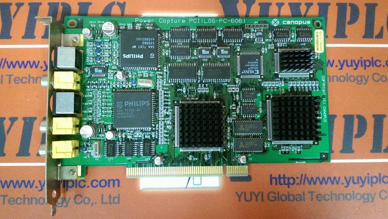 CANOPUS POWER CAPTURE BOARD PCI(L06-PC-606) - PLC DCS SERVO Control ...