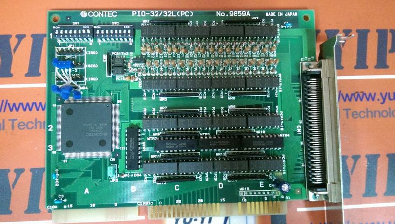 CONTEC PIO-32/32L(PC) ISOLATED I/O ISA BOARD NO.9859A - 裕益科技自動化設備可程式編碼器 ...