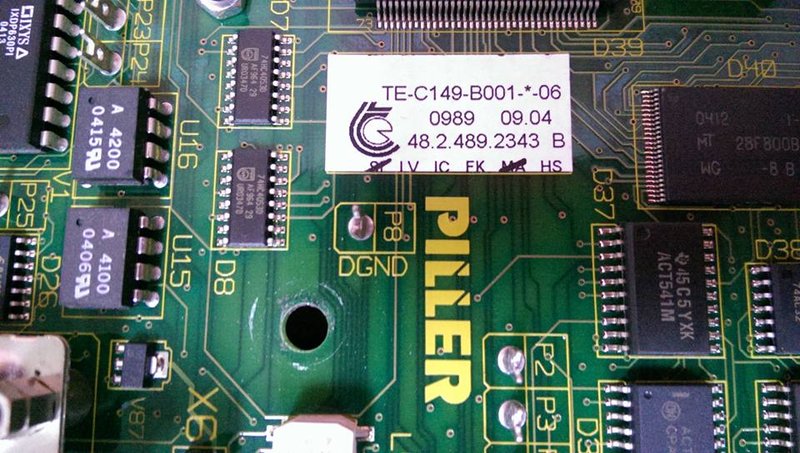 PILLER TE-C149-B001-06 BOARD 00.4.492.1203 A - PLC DCS SERVO Control ...