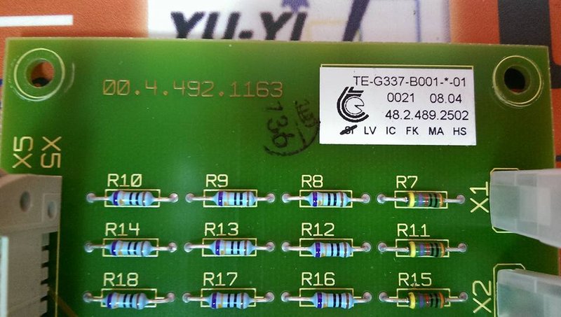 PILLER TE-G337-B001-01 BOARD 00.4.492.1163 - 裕益科技自動化設備可程式編碼器PLC分散式控制系統DCS