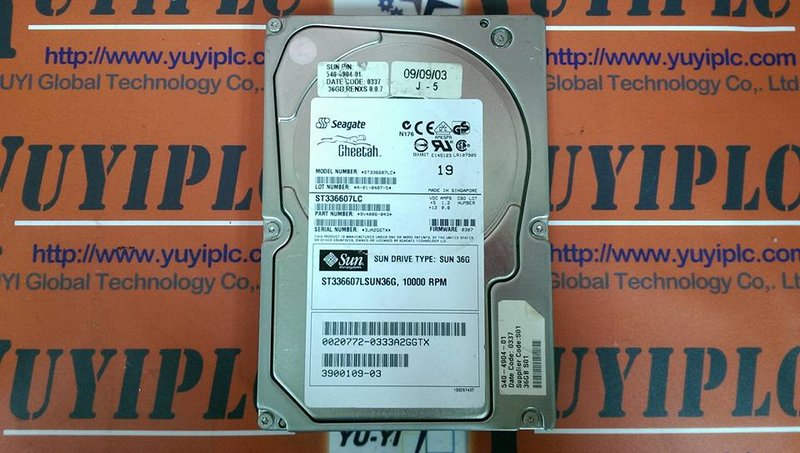 SEAGATE 36GB 10,000RPM SCSI H.D DRIVE ST336607LC - PLC DCS SERVO ...