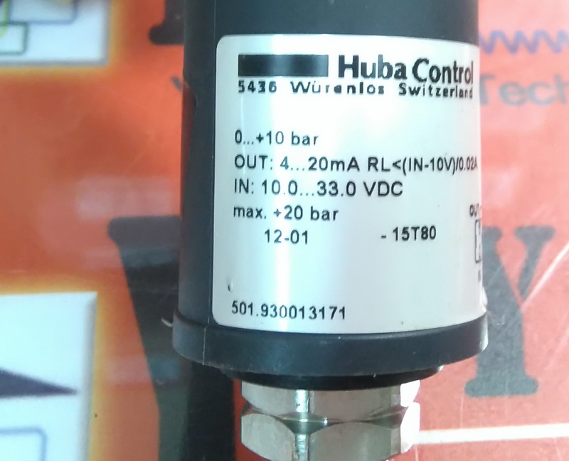 Huba Control 5436 501.930013171 - PLC DCS SERVO Control MOTOR POWER ...