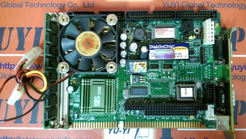 ADVANTECH PENTIUM 586 SINGLE BOARD CPU CARD PCA-6154 - 裕益科技自動化設備可程式編碼器 ...