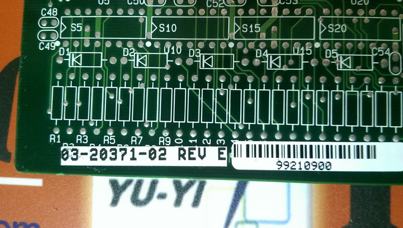 ASM 64-20371 SOLDER SIDE REV.A1 BOARD 03-20371-02 - PLC DCS SERVO ...