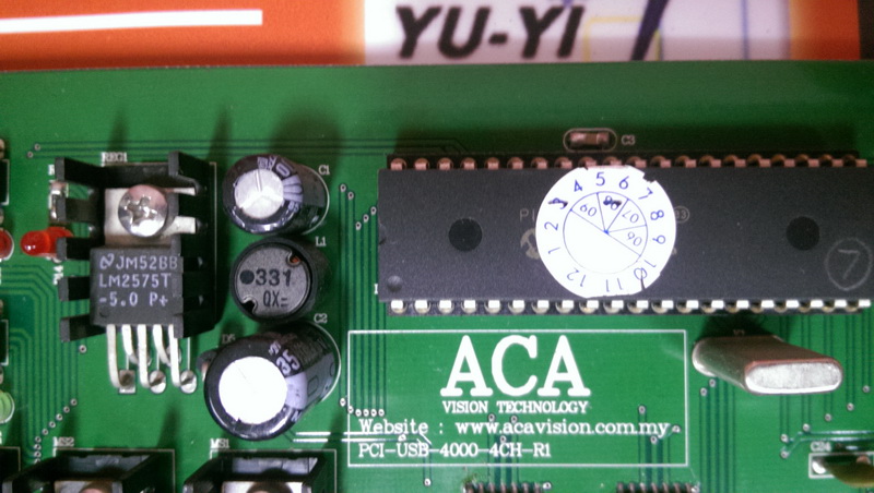 ACA VISION PCI-USB-4000-4CH-R1 BOARD - PLC DCS SERVO Control MOTOR ...