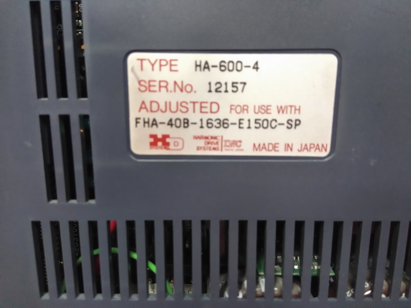 DNC HA-600-4 FHA-40B-1636-E150C-SP - PLC DCS SERVO Control MOTOR POWER ...
