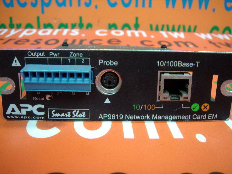 APC AP9619 640-0827A-08 NETWORK MANAGEMENT CARD - 裕益科技自動化設備可程式編碼器PLC分散式 ...
