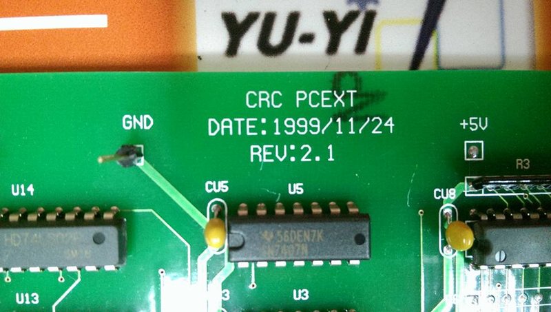 PCB CONTROLLER BOARD CRC PCEXT - 裕益科技自動化設備可程式編碼器PLC分散式控制系統DCS