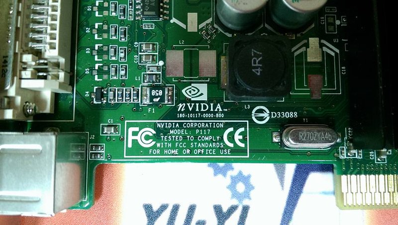 NVIDIA AGP 64MB VIDEO CARD P117 - 裕益科技自動化設備可程式編碼器PLC分散式控制系統DCS