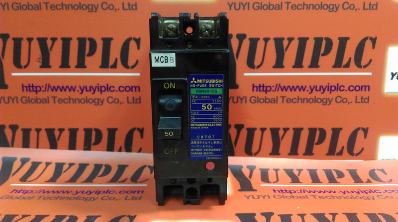 MITSUBISHI NO-FUSE SWITCH 50 AMP DSN 50-CS - PLC DCS SERVO Control ...