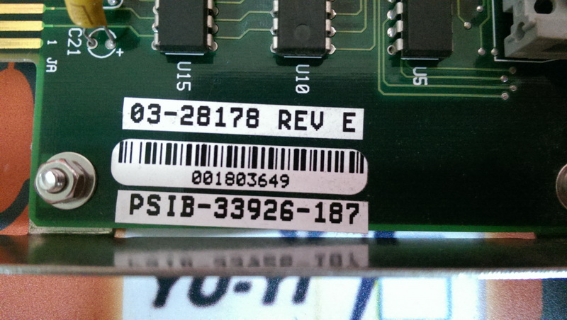 ASM 64-28178 REV.A3 CONTROL BOARD 03-28178 - PLC DCS SERVO Control ...