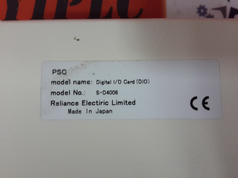 RELIANCE ELECTRIC Digital I/O Card (DIO) S-D4006 Model - PLC DCS SERVO ...