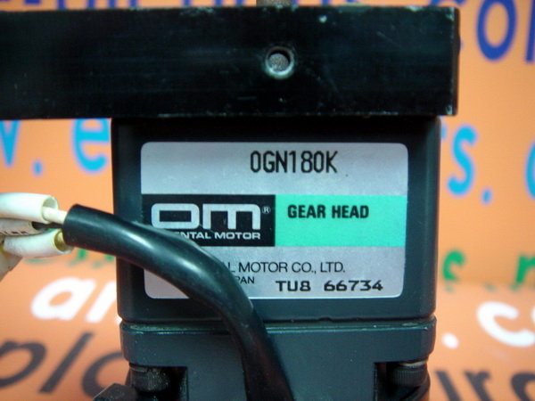 ORIENTAL MOTOR 0RK1GN-A REVERSIBLE MOTOR WITH 0GN180K GEAR HEAD - 裕益科技 ...